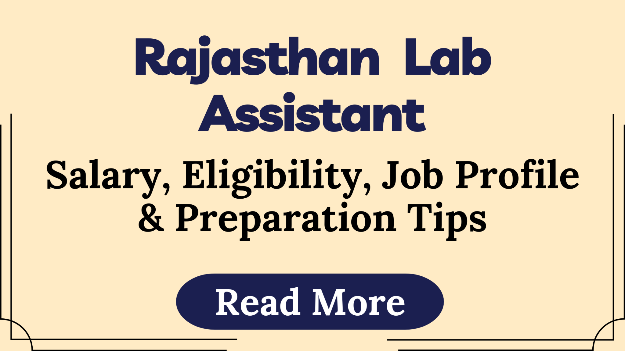 RSMSSB Lab Assistant (LA) 2025: Notification, Salary, Eligibility, Job ...