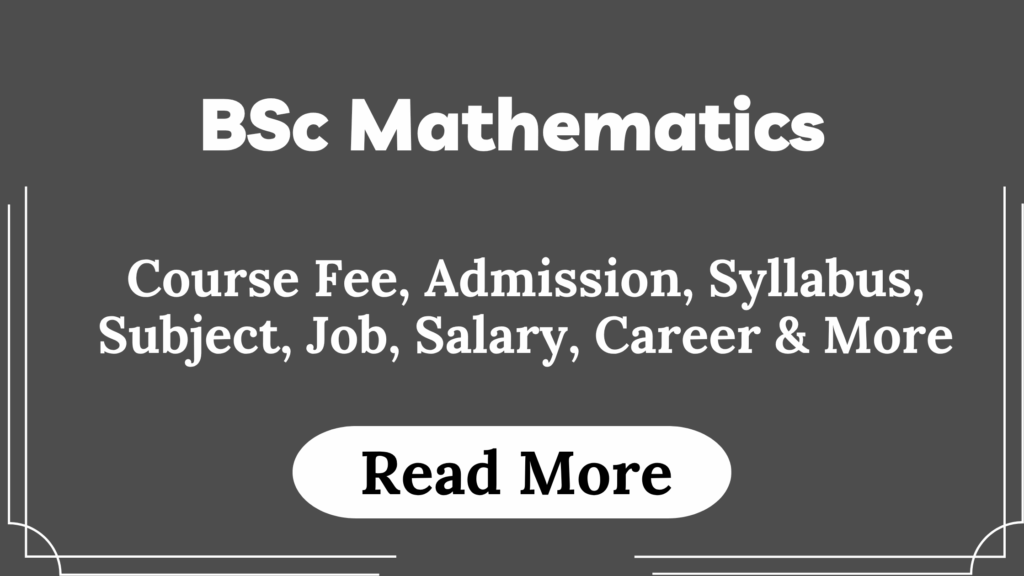 BSc Life Sciences Course Fees, Admission, Syllabus, Subject, Job ...